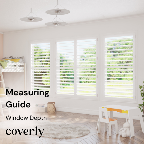 How to Measure Window Depth For Plantation Shutters – Coverly