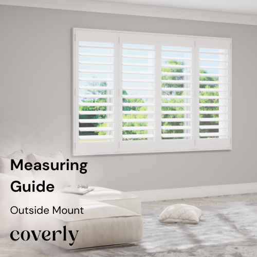 Outside Mount Plantation Shutters