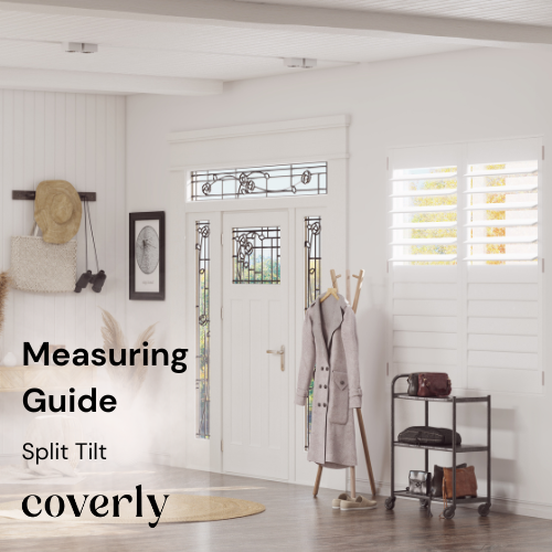 Measuring for Split Tilt Plantation Shutters – Coverly