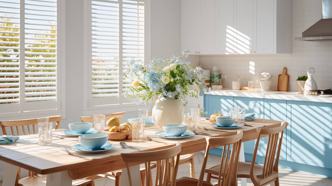 Kitchen Plantation Shutters | Coverly Waterproof Window Shutters